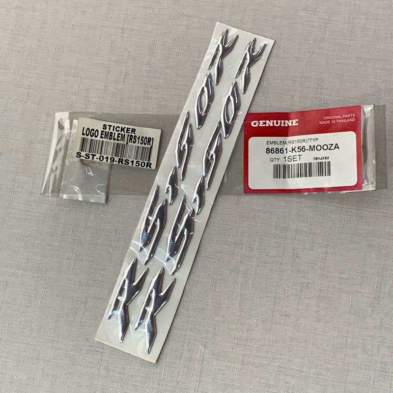 HONDA RS150 RS150R BODY EMBLEM LOGO EMBLEM 86861-K56-MOOZA | Shopee ...