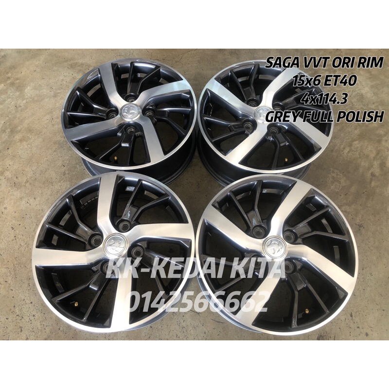USED PROTON SAGA VVT ORI RIM 15 INCHI | Shopee Malaysia