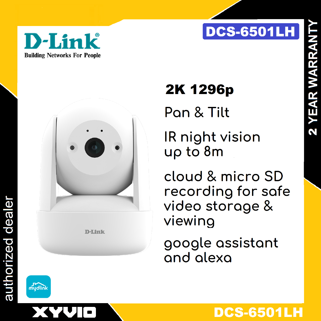 D-LINK DCS-6501LH 2K 1296P Pan & Tilt Wi-Fi Camera | Shopee Malaysia