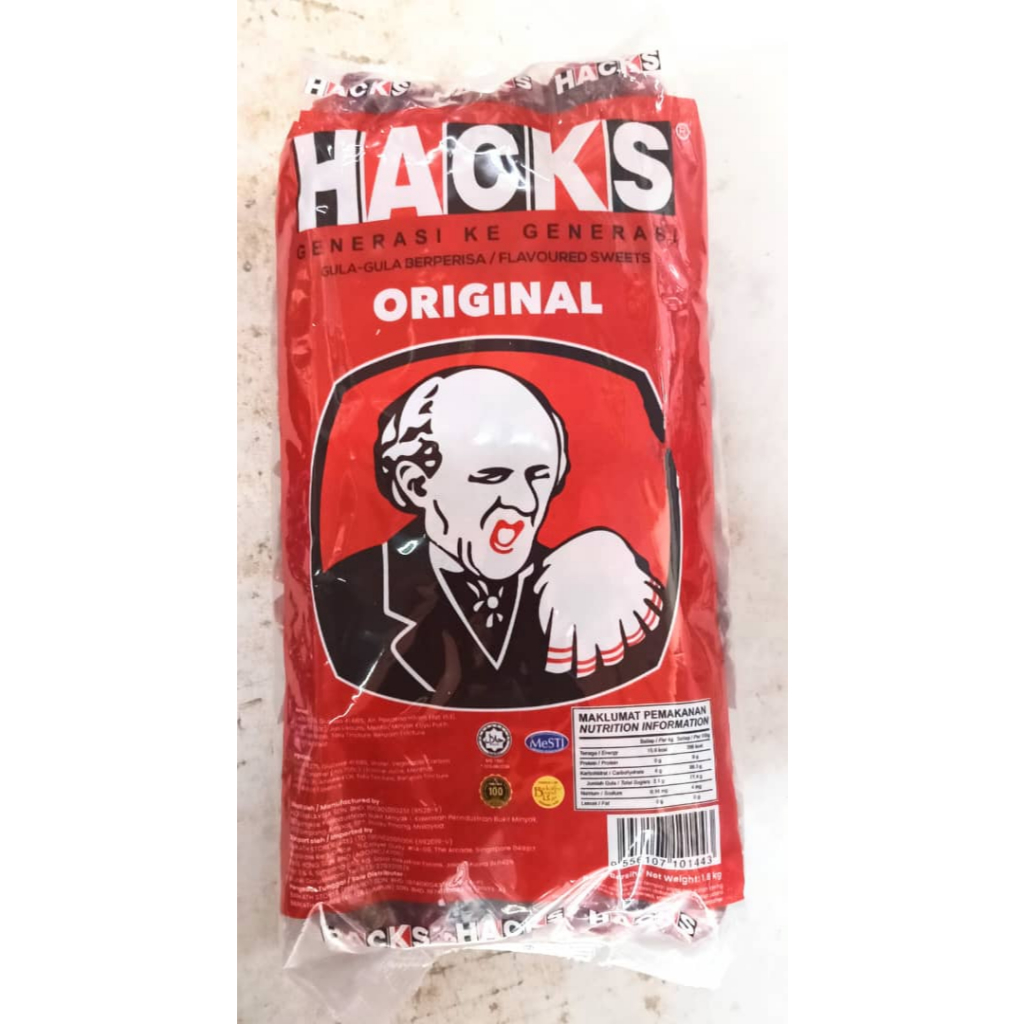 Hacks Candy Original 1.8kg | Shopee Malaysia