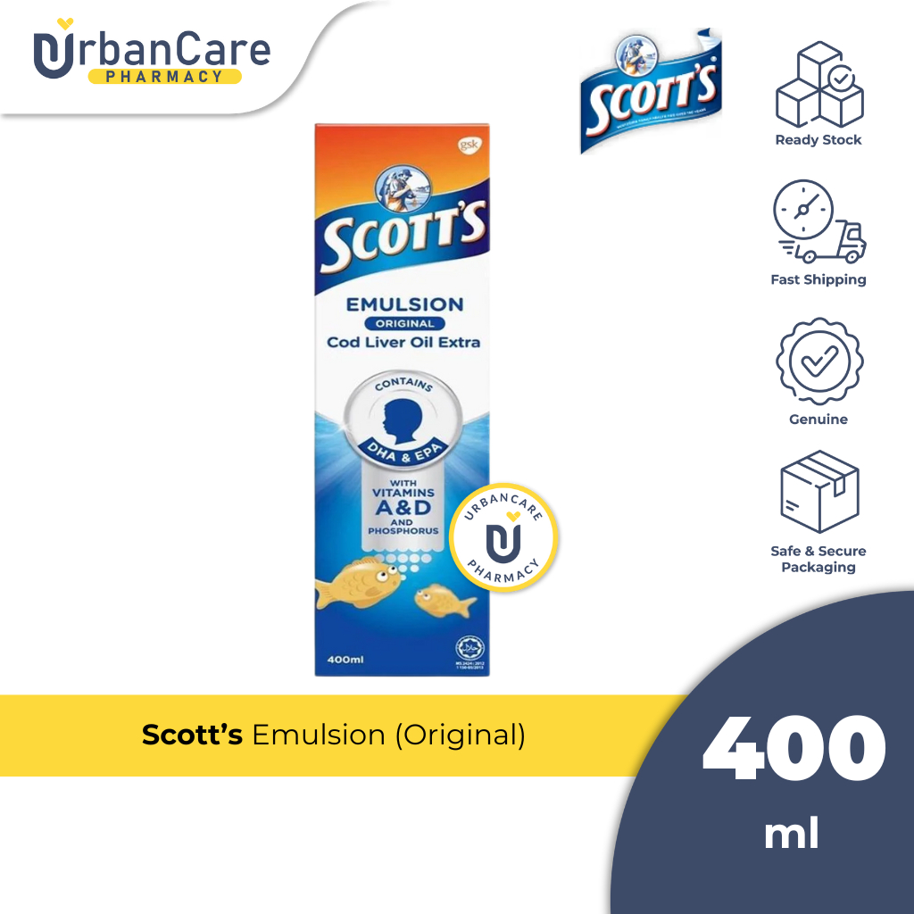 Scott's Emulsion (Original) 400ml | Shopee Malaysia