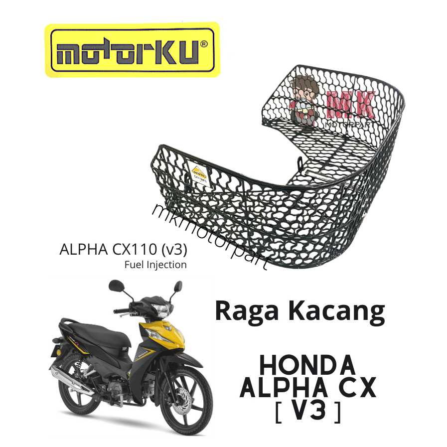 [ CX FI ] Raga Besi KACANG 88 / Iron Basket Honda ALPHA CX 110 FI ...