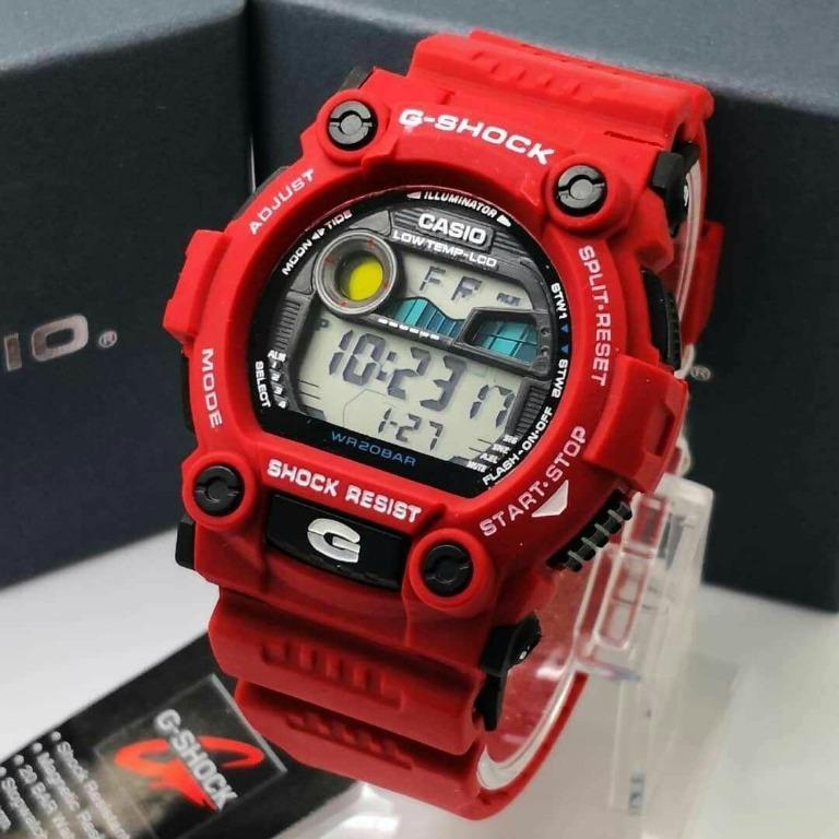 G-shock casio G7900 Matmoto Red Ori Japan made Sport Watch full set with Paper Bag | Shopee Malaysia