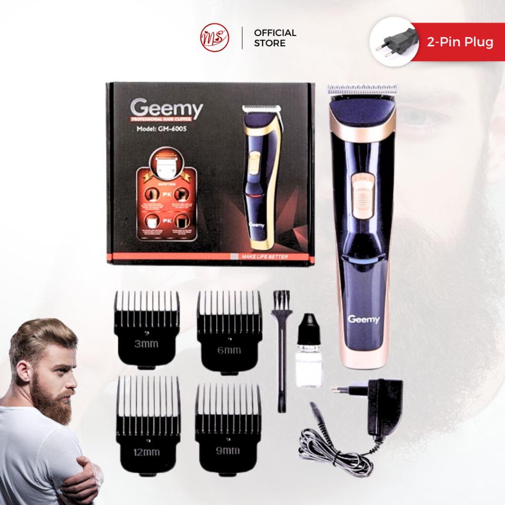 ORIGINAL 5 In 1 GEEMY GM-6005 Professional Hair Clipper Shaver Trimmer ...