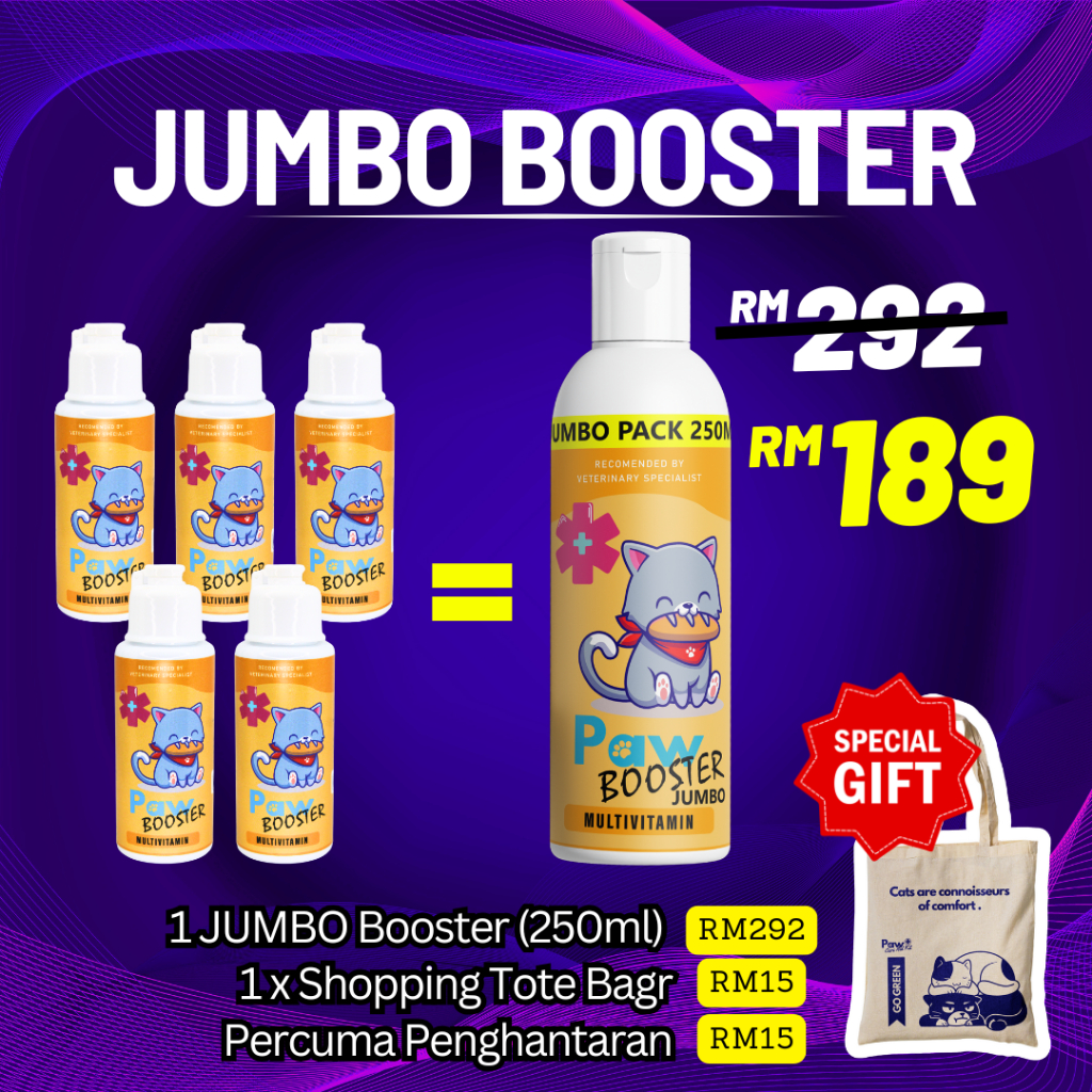 JUMBO PAW BOOSTER (250 ML - Sama dengan 5 botol paw booster) | Shopee ...