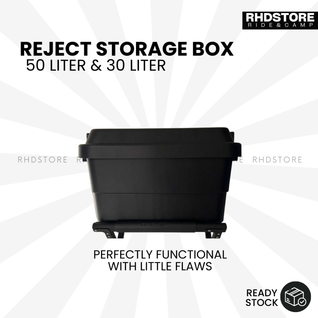 REJECT SALE - Camping Outdoor Storage Container Kotak Risu Box 30L ...