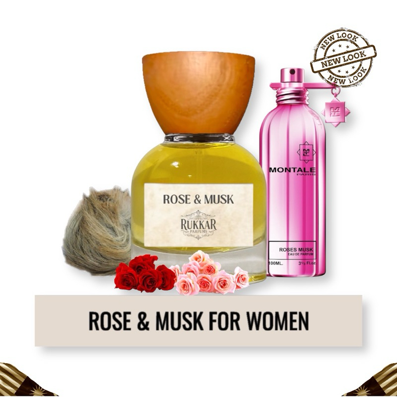 Rukkar Perfume ROSE MUSK - Perfume Wanita, Kemewahan Aroma Mawar yang ...