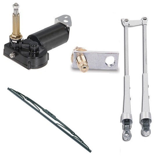 TMC MARINE BOAT SS 304 PARALLEL WIPER SYSTEM ARM 330-425MM BLADE 16 ...