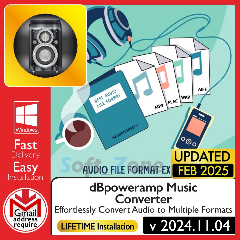 dBpoweramp Music Converter 2024.11.04 - Effortlessly Converts Audio to Multiple Formats [WINDOWS ...