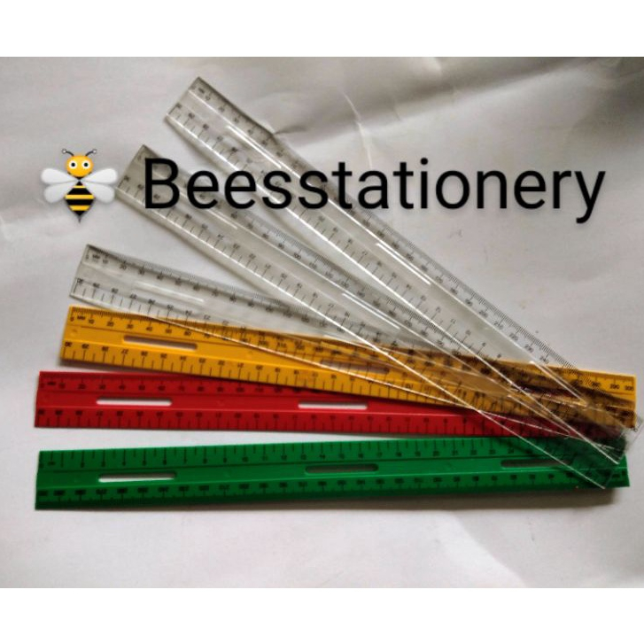 30cm plastic ruler(transparent /colour) | Shopee Malaysia