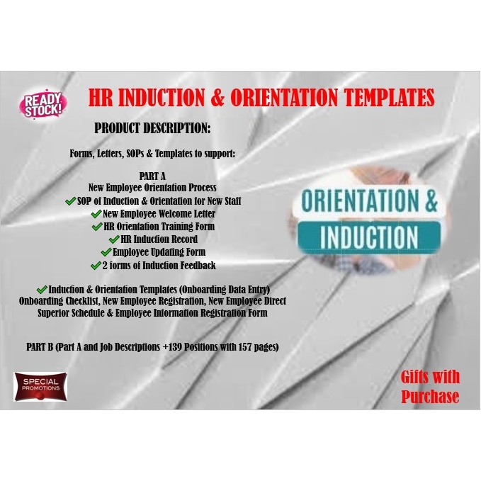 INDUCTION & ORIENTATION [2026] 💥7 steps💥 with letters, forms data entry ...