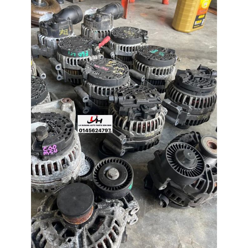 BMW E90 E60 N46 N52 M54 ALTERNATOR COMPLETE | Shopee Malaysia