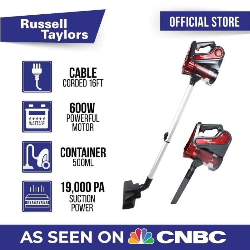 Vacuum Cleaner (600W) Russell Taylors Handheld Cyclone vc20 | Shopee ...