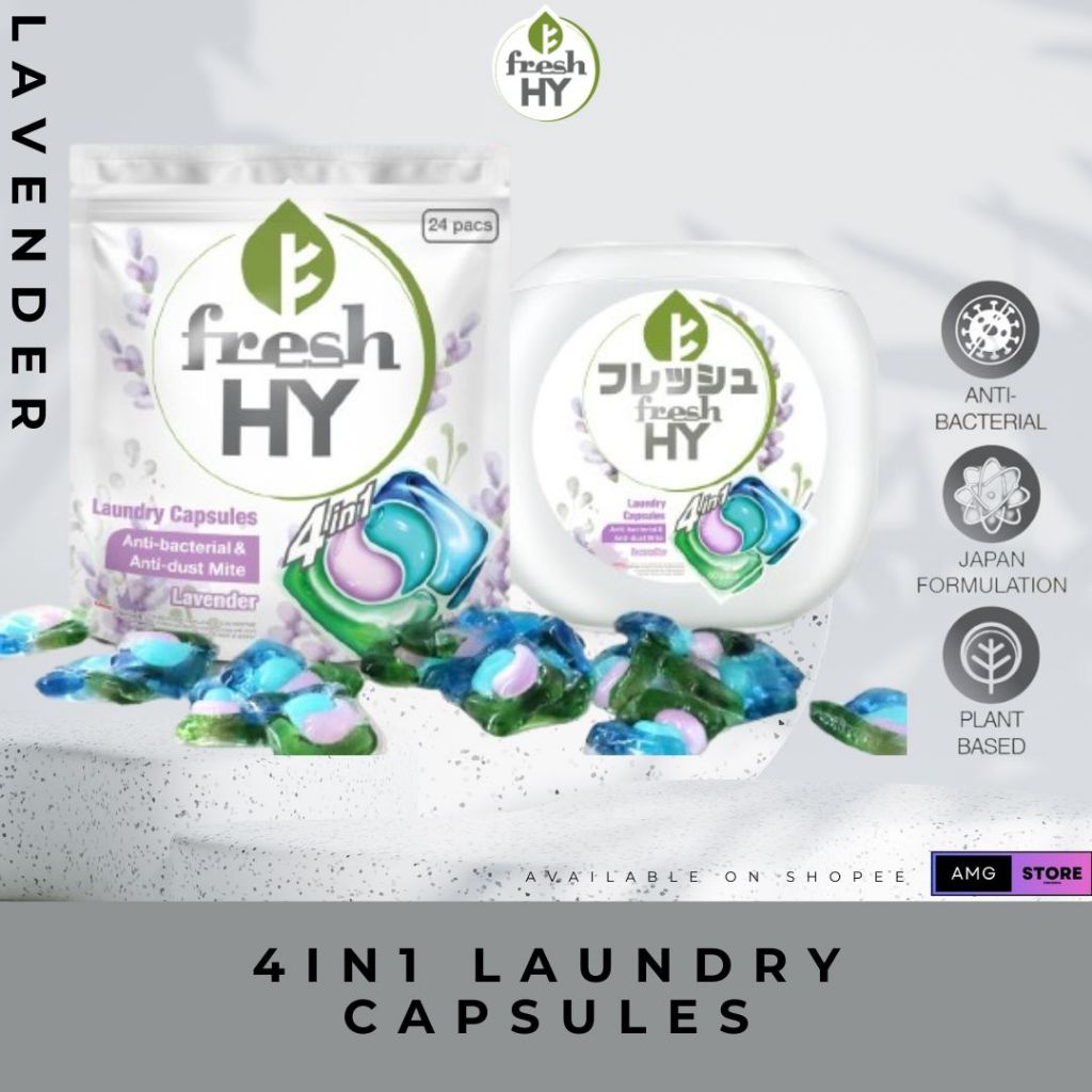 FRESH HY 4 IN 1 Laundry Capsules Lavender!! Best Selling!! Discontinue ...