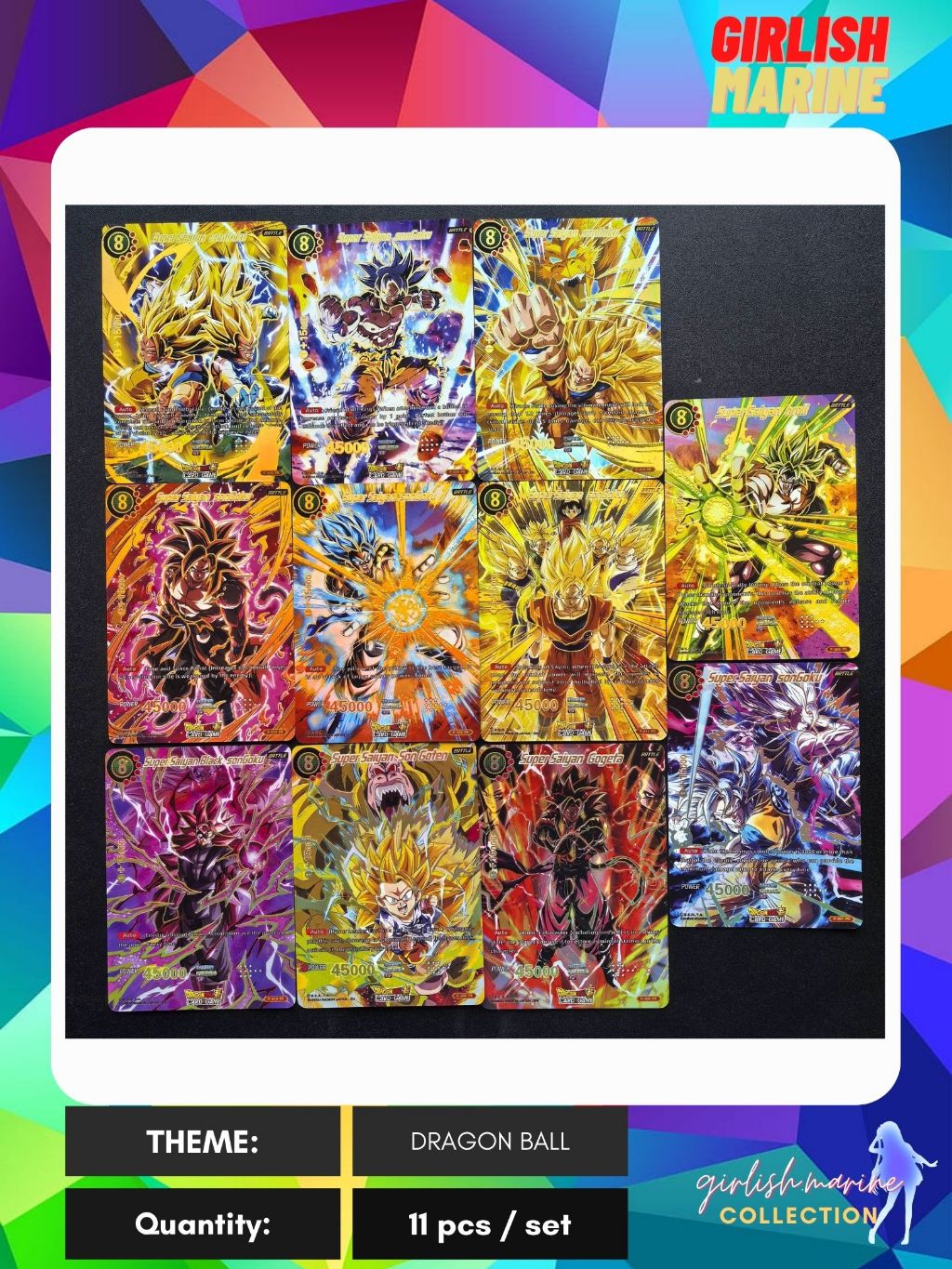 [DIY CARD][DRAGON BALL TCG] DIY custom ANIME card DRAGON BALL-W0118 ...