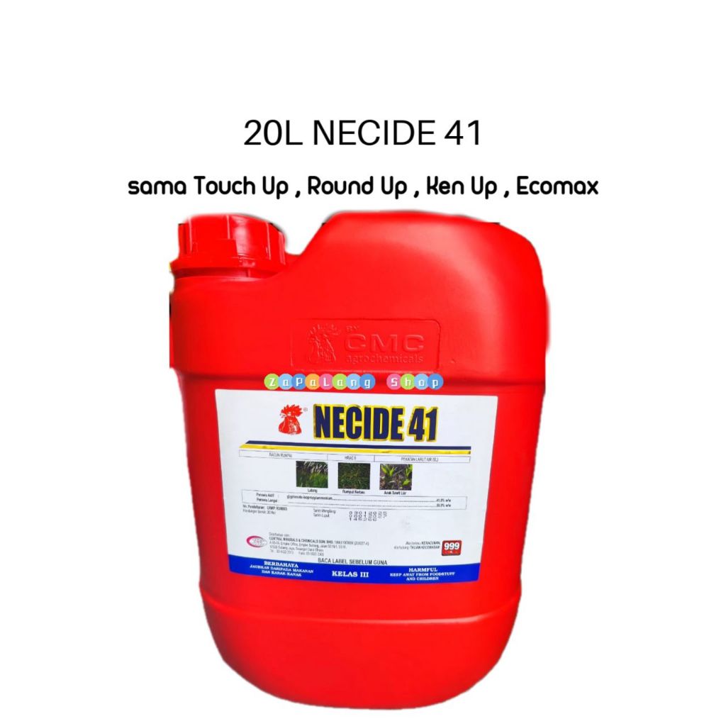 20L NECIDE 41 Glyphosate-Isopropylammonium 41% ( Sama Touch Up, Round ...