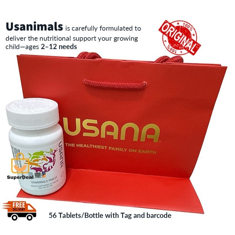 USANA USANIMALS children chewable tablets 100% original and latest ...