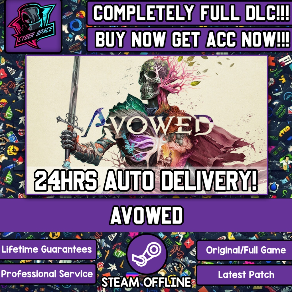Avowed [Auto Delivery] [Steam Offline] [Full DLC] Cyber Space PC Game ...
