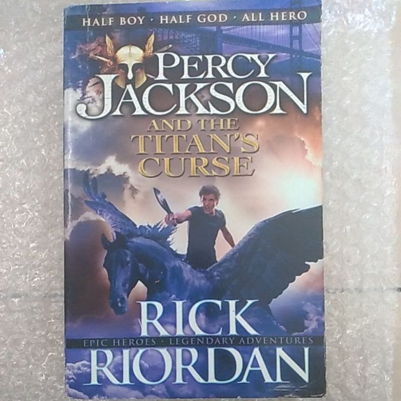(used book) percy jackson and the titan's curse (rick riordan) | Shopee ...