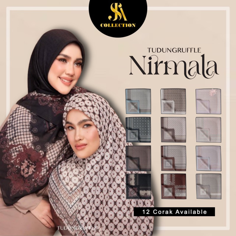 🔥NEW ARRIVAL🔥 TUDUNG RUFFLE NIRMALA COTTON VOILE | Shopee Malaysia