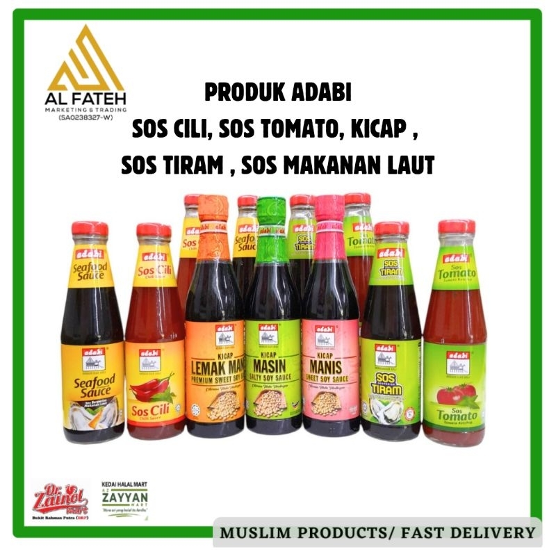 Adabi Seafood Sauce, Sos Cili, Sos Tiram, Sos Tomato , Kicap Lemak ...