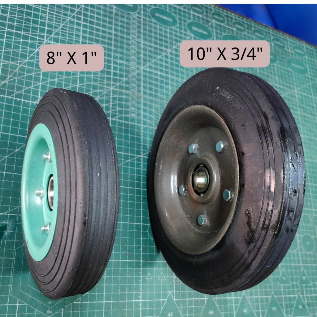 Solid Heavy Duty Trolley Tyre / Replacement Wheel (1pc) / Penggantian ...