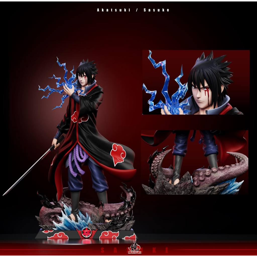Akatsuki Studio - Sasuke Naruto Shippuden Resin Statue GK Anime Figure ...