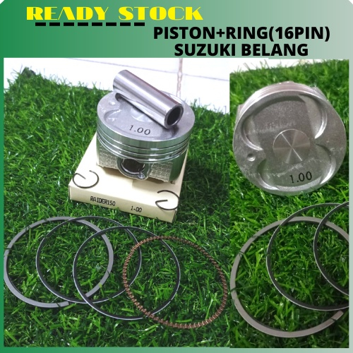 Suzuki BELANG -【JP】Piston + Ring (Set) (Pin 16mm) (STD 62mm/0.25/0.50/0 ...