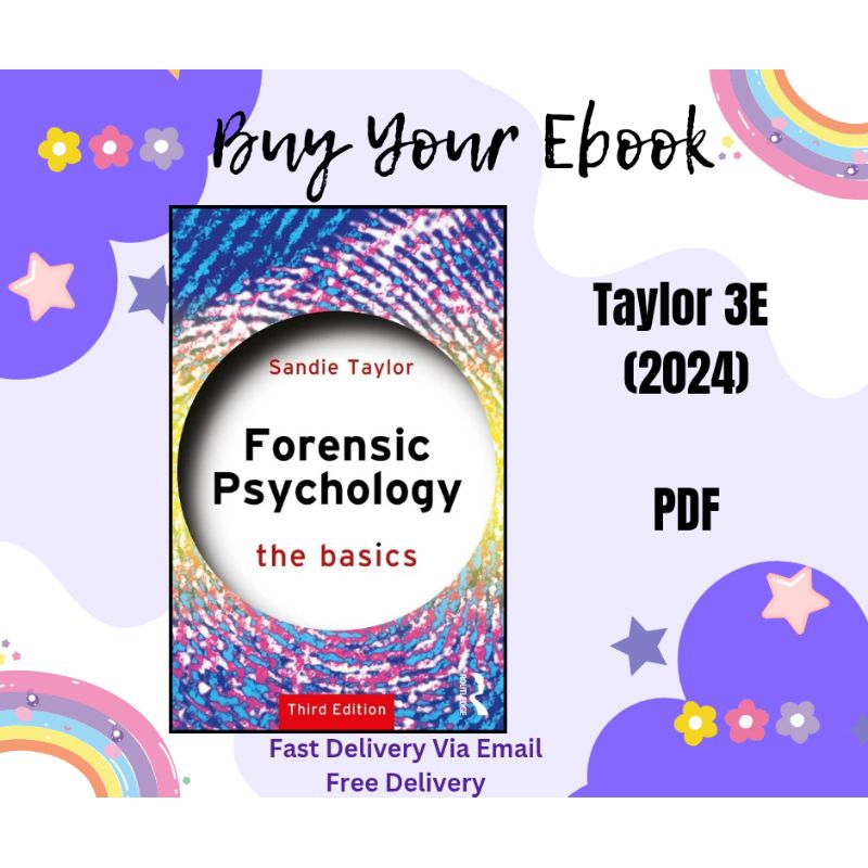 Forensic Psychology: The Basics - 3E (2024) | Shopee Malaysia