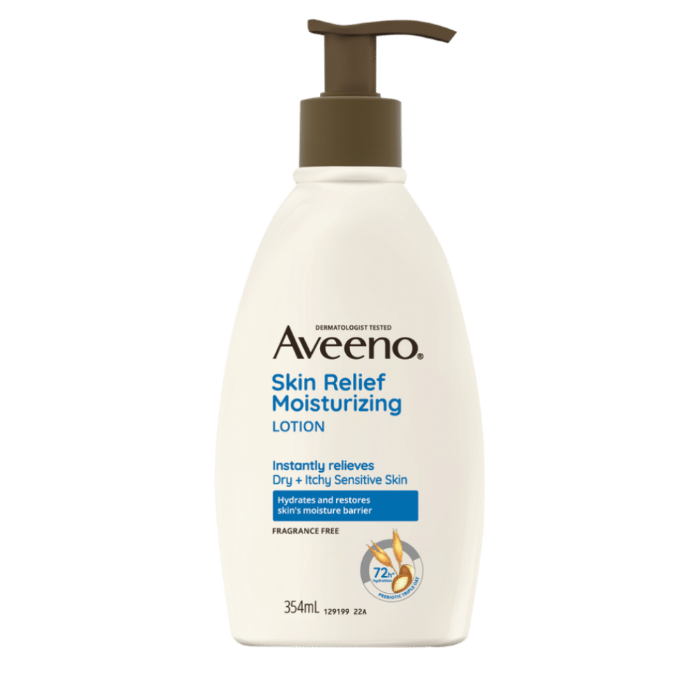 AVEENO SKIN RELIEF MOISTURIZING LOTION 354ML (INSTANTLY RELIEVES DRY + ITCHY SENSITIVE SKIN ...