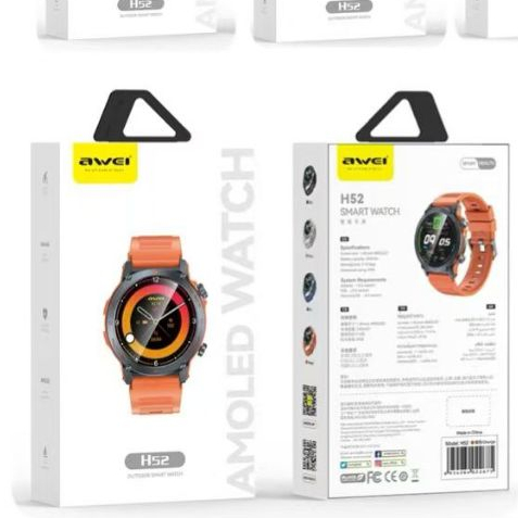 AWEI MODEL H52 WIRELESS SMART WATCH IP68 Waterproof Health Smart ...