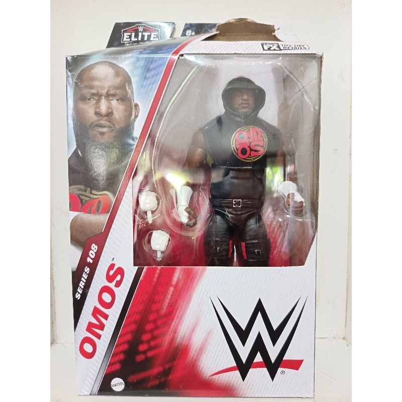 (Box Damage) Mattel WWE Elite Series 108 Omos Wrestling Action Figure ...