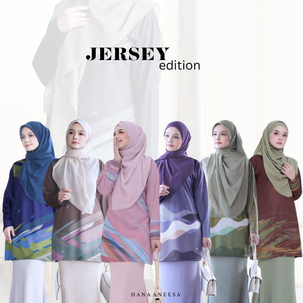 Tshirt Jersey Muslimah by Humaira Design | Humaira Eva, Diyana, Vanessa ...