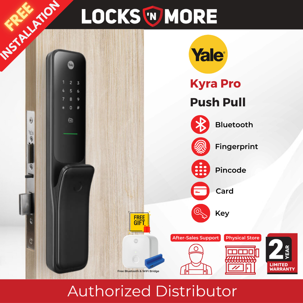 Yale Kyra Pro Push Pull Digital Lock | Shopee Malaysia