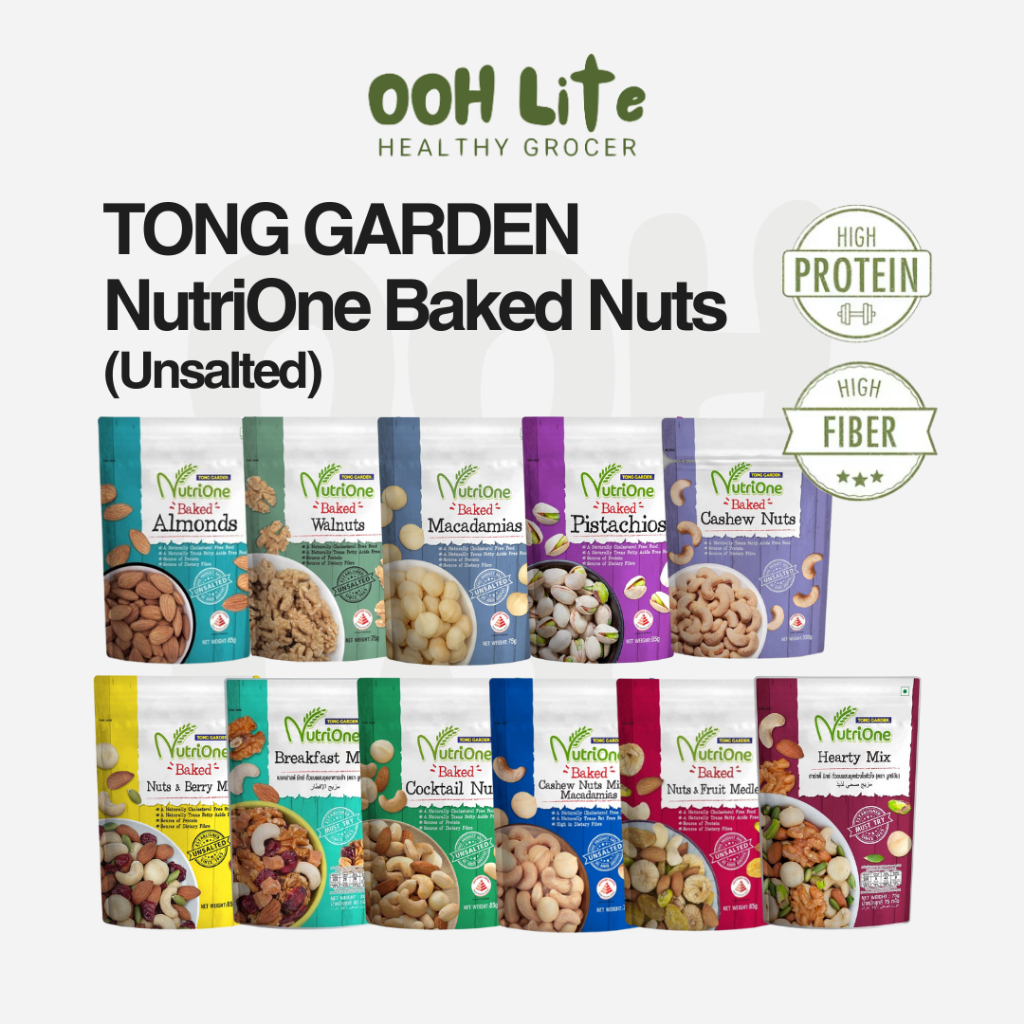 [Healthy Snacks] TONG GARDEN NutriOne Baked Nuts (75-85g/330g ...