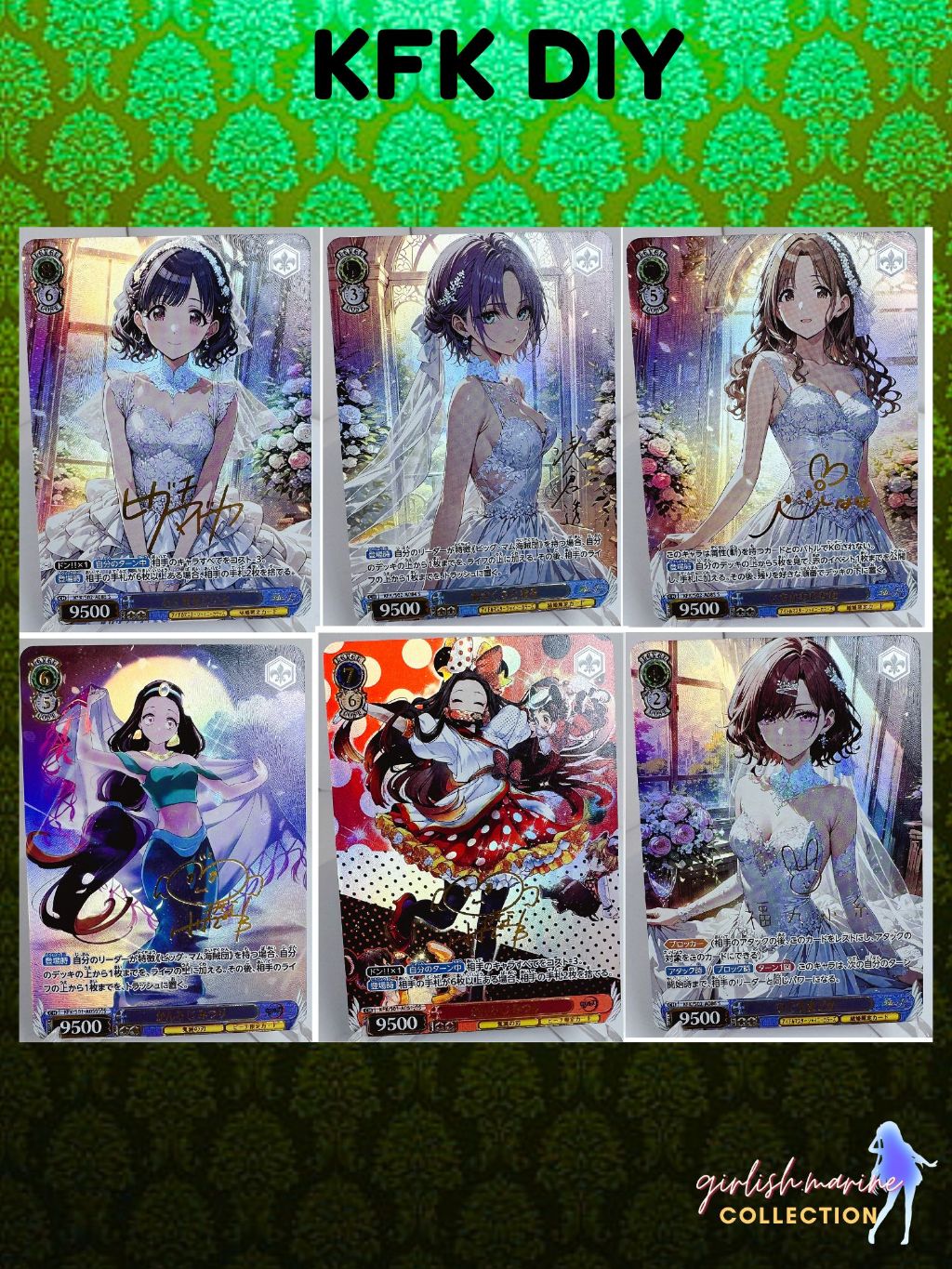 [DIY CARD][KFK] DIY custom ANIME card KFK MIX PART 5-W0121 | Shopee ...