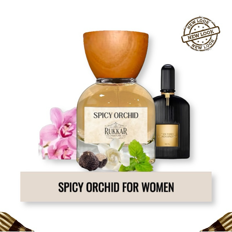 Rukkar Perfume SPICY ORCHID- Perfume Wanita, Aroma Intens dan ...