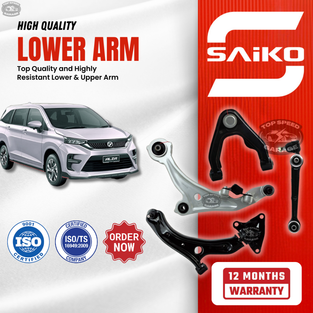SAIKO ORIGINAL - TOYOTA VELOZ / PERODUA ALZA NEW - LOWER ARM /CONTROL ...