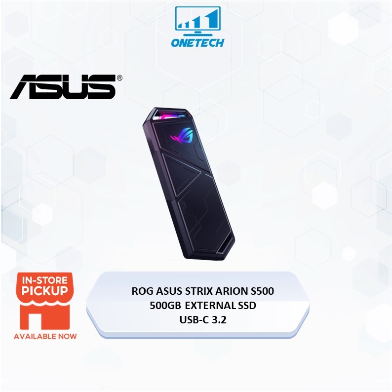 Rog Asus Strix Arion S500 500GB External Ssd - USB-C 3.2 | Shopee Malaysia
