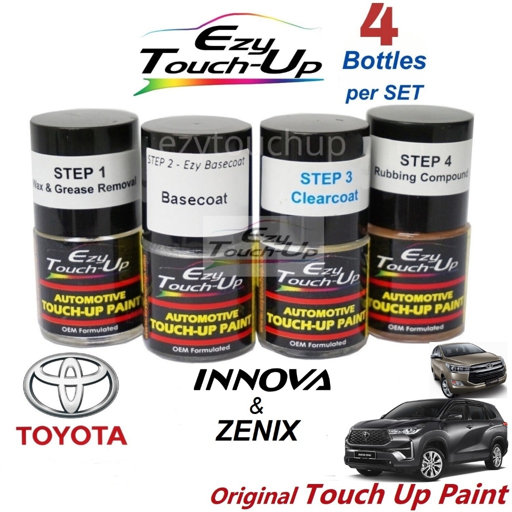 TOYOTA INNOVA /ZENIX Original Touch Up Paint- EZY Touch Up Combo Set ...