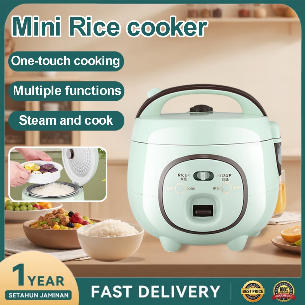 【Ready stock】Rice Cooker 1.8L Mulitfunctional rice cooker small Fast ...