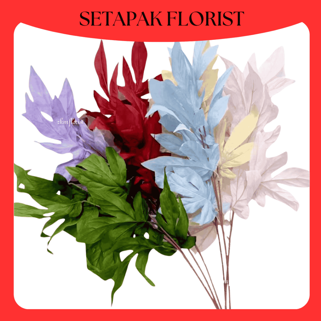 MAPLE LEAF ARTIFICIAL Silver Dollar Daun Eucalyptus Leaf Wedding ...