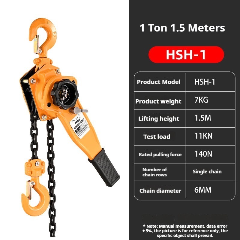 🔥Ready Stock🔥Hand Chain Block Hand Winch Manual Hoist 1Ton 1.5M ...
