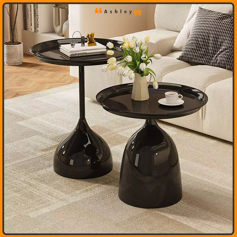 Side Table Nordic Coffee Table Round Table Meja Kopi Ruang Tamu Bedside ...