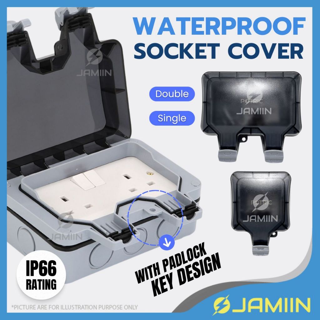 𝐆𝐋𝐎𝐁𝐀𝐋 𝐏𝐑𝐎 Outdoor Casing Waterproof Switch Cover Wall Switch Plug ...