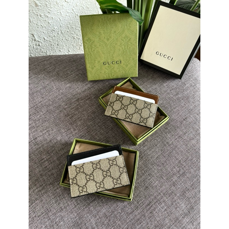 Gucci Supreme Card Case 779775 | Shopee Malaysia