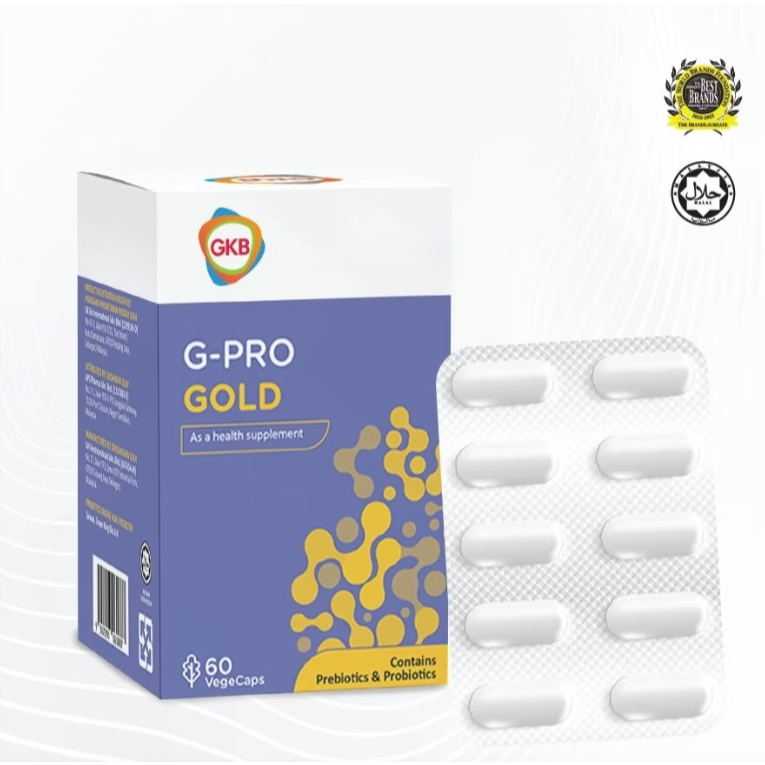 GKB G-PRO GOLD 500MG 60'S VEGECAPS EXP 03/2027 | Shopee Malaysia