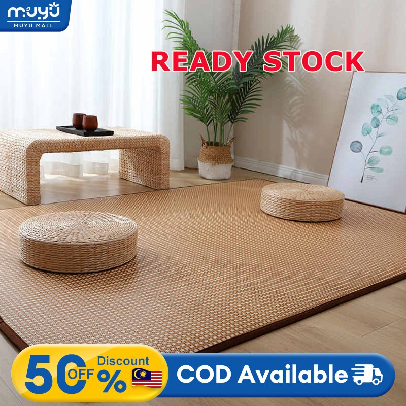 MUYU Fast deliver 200*200CM Summer Mat/ Bamboo Mat/ Tikar Rotan/ Tikar ...