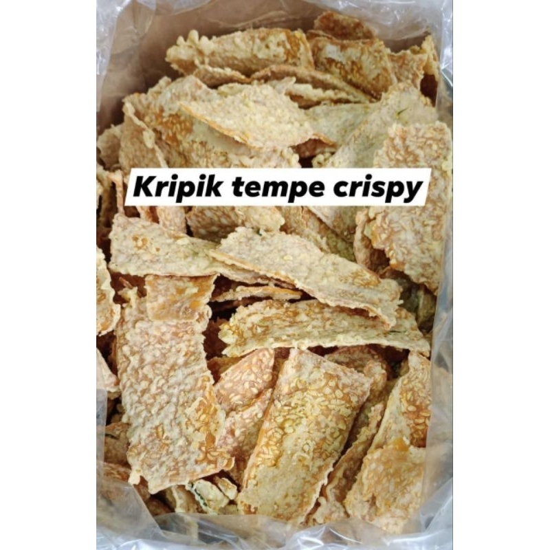 kripik tempe crispy Ranggup keripik tempe homemade (Pack baru isi 300 ...