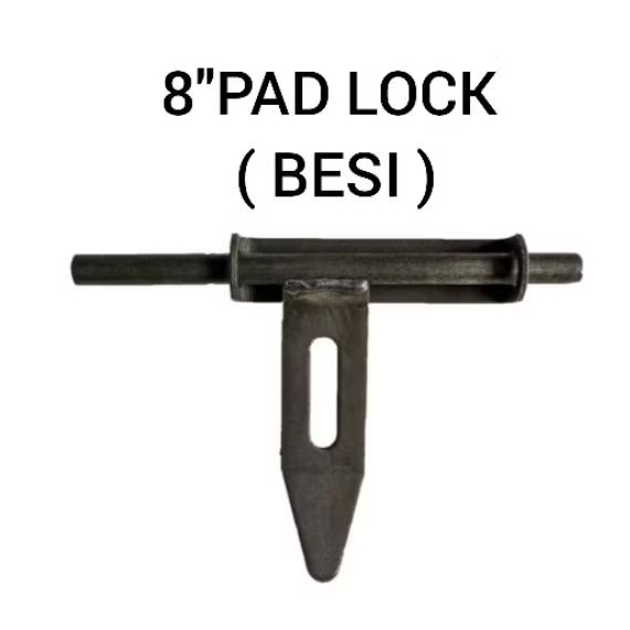 8"PAD LOCK ( BESI ) WELDING/PAD LOCK PAGAR BESI[VCJAYA2HARDWARE ...